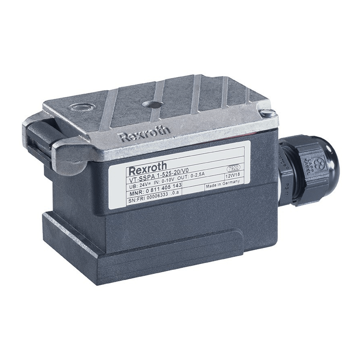 Bosch Rexroth valve amplifiers for proportional valves without ...