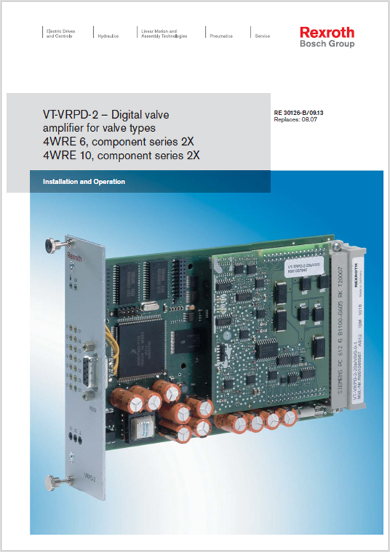 Digital Valve Amplifier for Proportional Directional Valves with ...